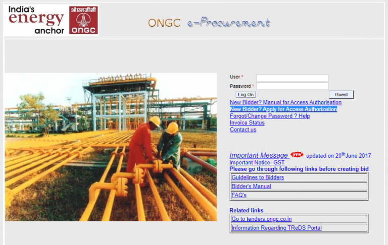 How to Register as a Vendor to ONGC