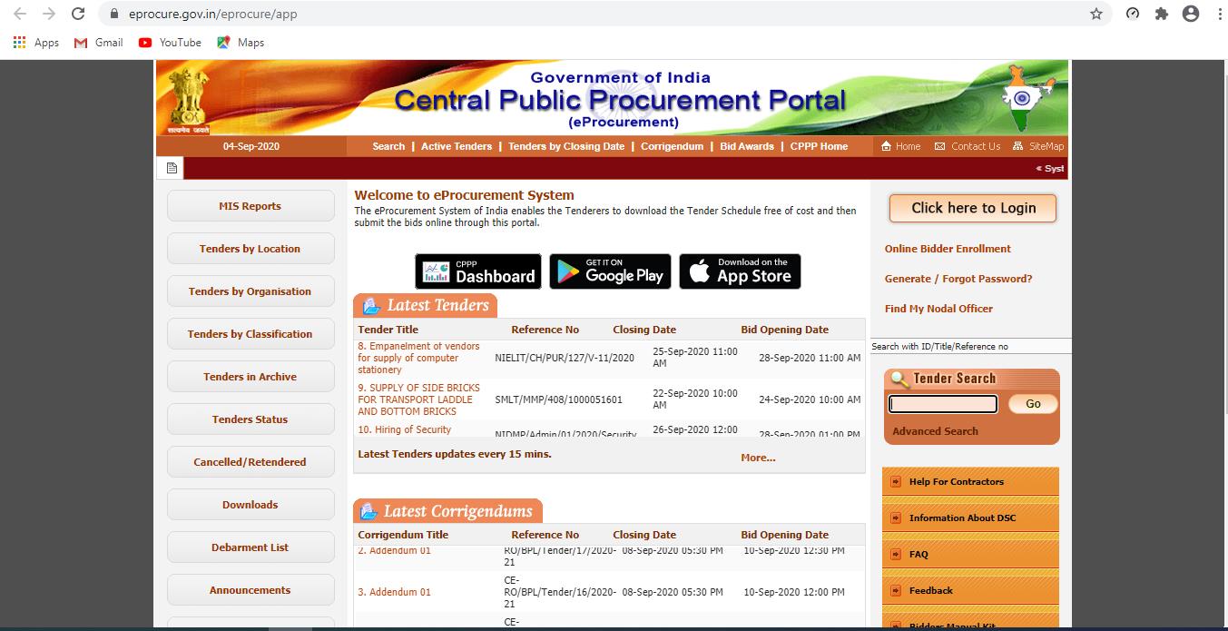 How to Register as Vendor with EIL
