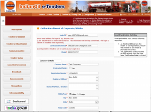 How to Register as a Vendor with IOCL
